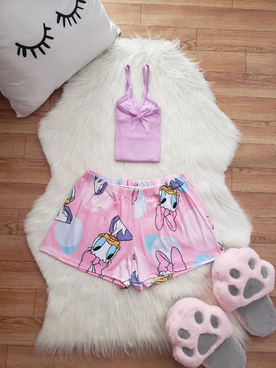 Pijama Victoria Pata Deisy - Rosa Pastell