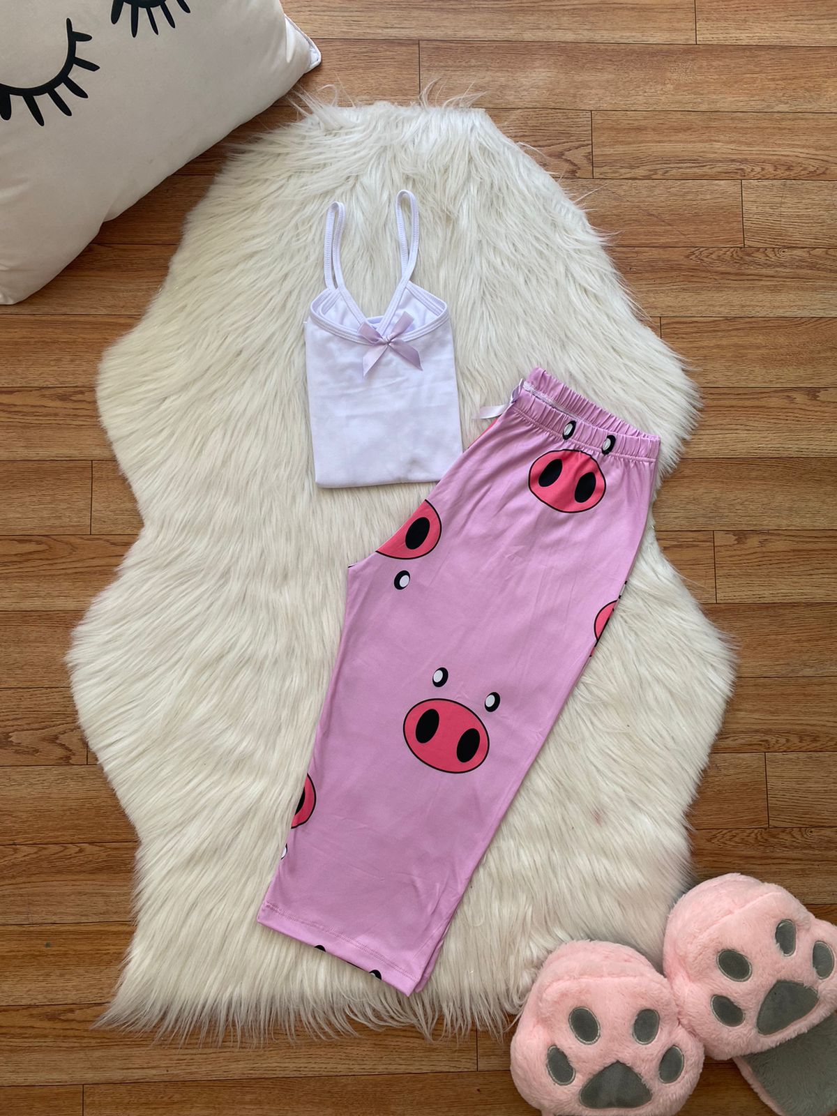 Pijama Nahomi Marranito - Rosa Pastell