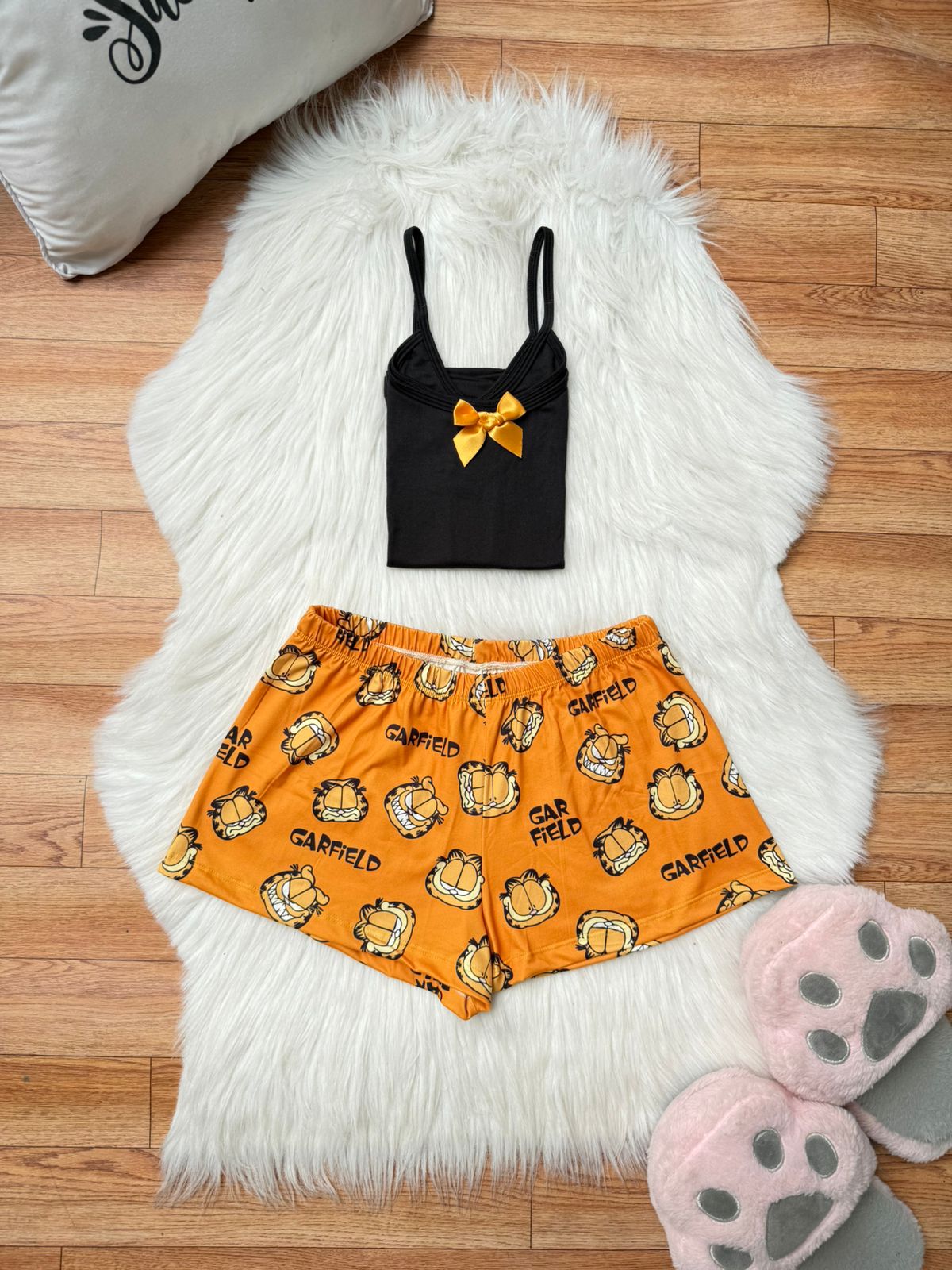 Pijama Victoria Garfield - Rosa Pastell